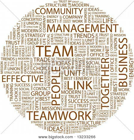 TEAM. Word Collage On Vector & Photo (Free Trial) | Bigstock