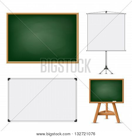 Set Blank Boards Vector & Photo (Free Trial) | Bigstock
