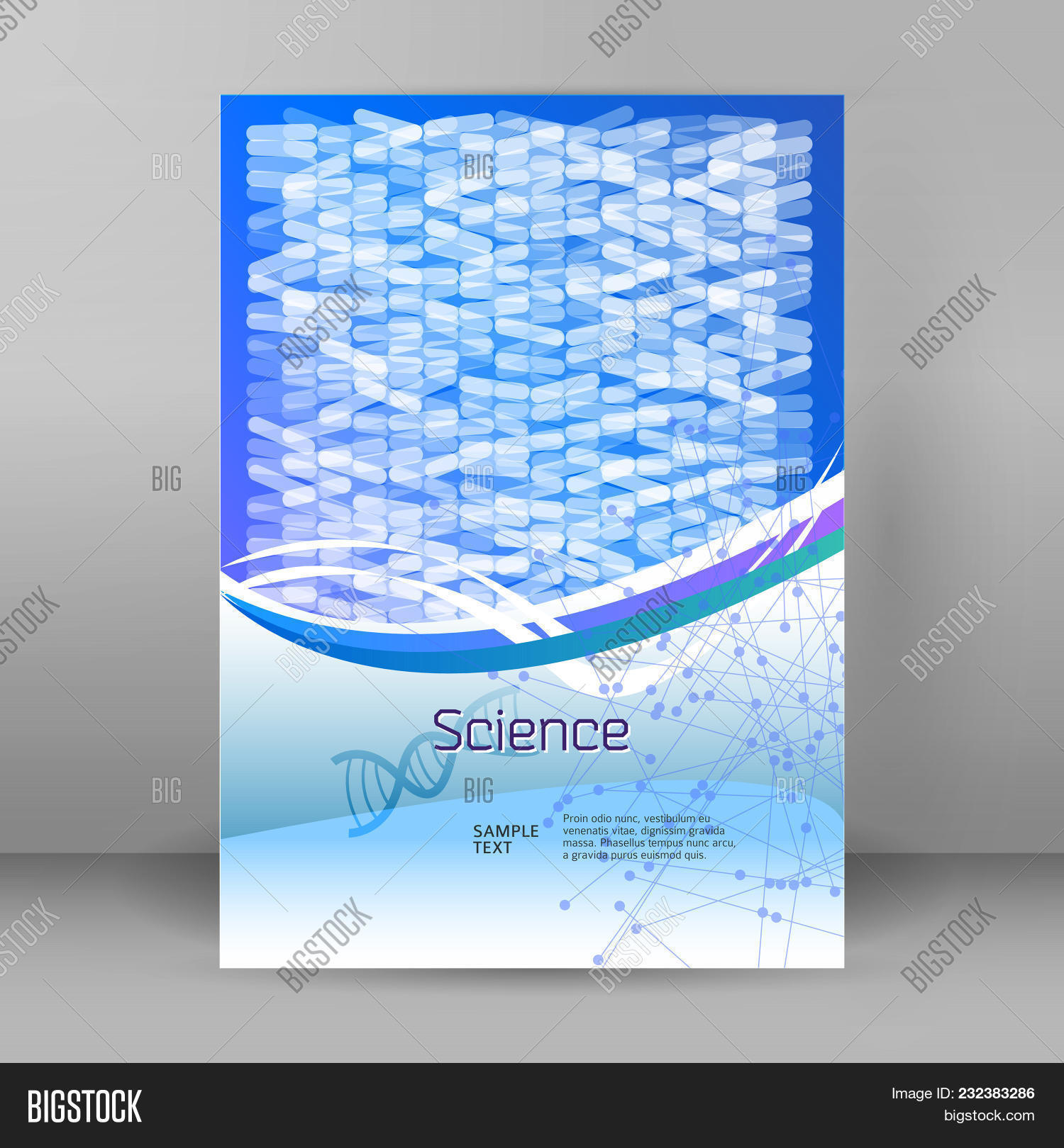 Science Flyer Design Vector & Photo (Free Trial) | Bigstock
