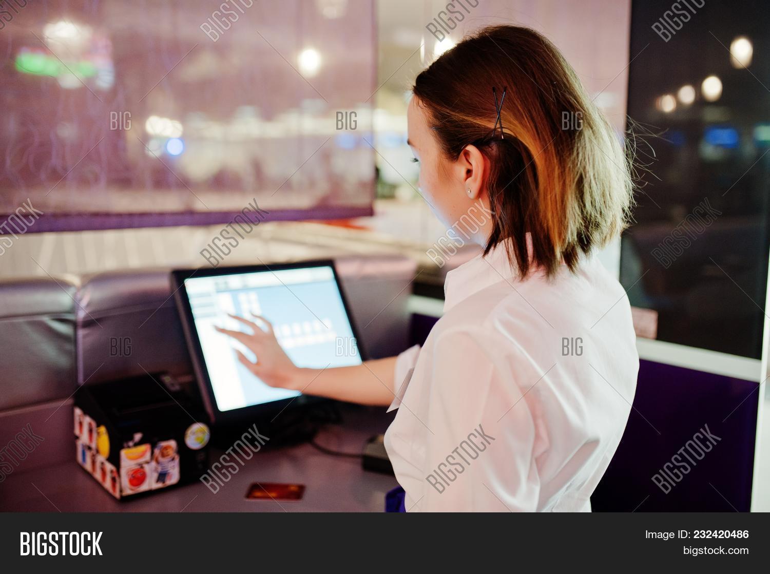 Waiter Girl Working Image & Photo (Free Trial) | Bigstock