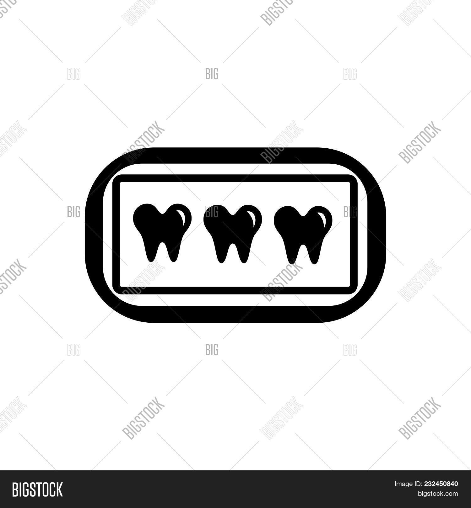 Teeth Vector Icon On Vector & Photo (Free Trial) | Bigstock