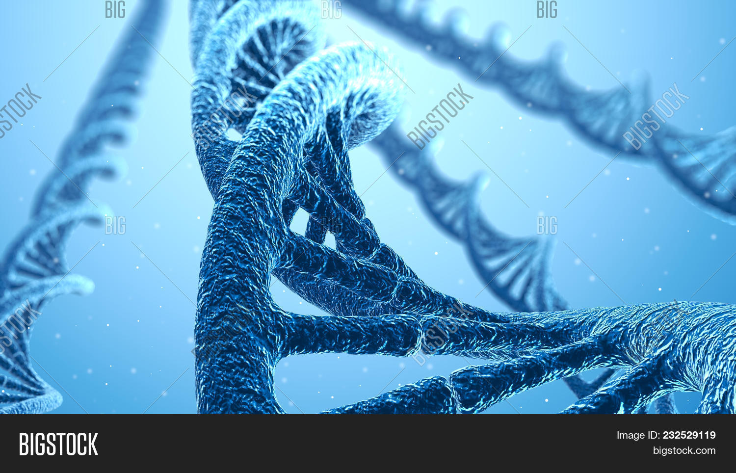 DNA Spiral Blue Image & Photo (Free Trial) | Bigstock