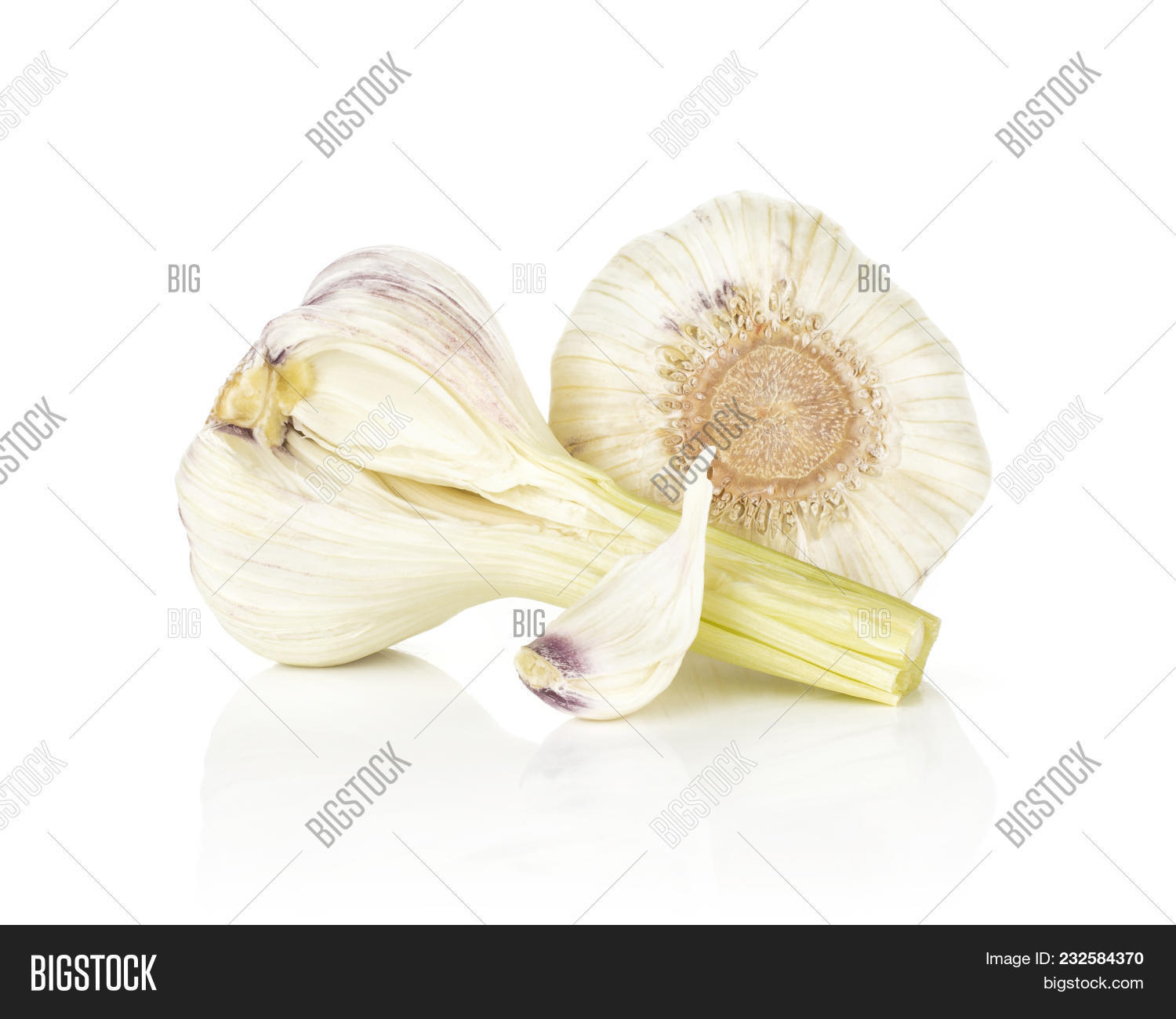 Young Garlic Two Open Image & Photo (Free Trial) | Bigstock