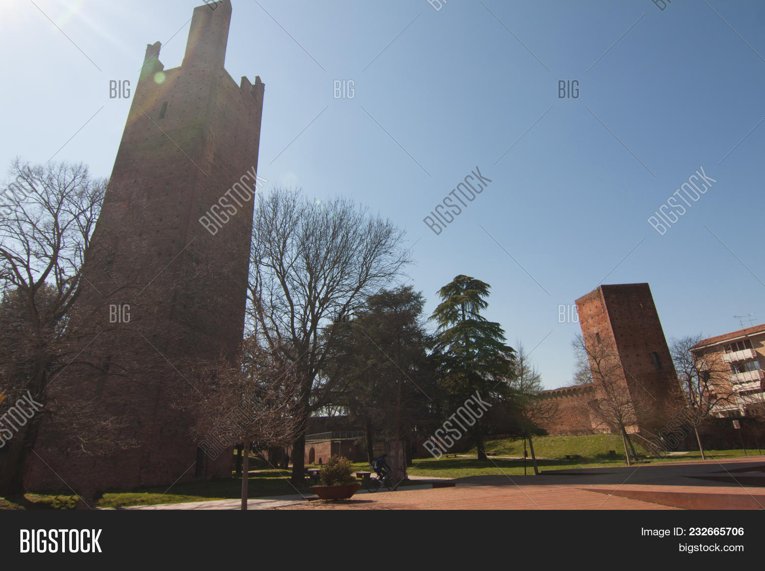 Towers Rovigo Italy Image & Photo (Free Trial) | Bigstock