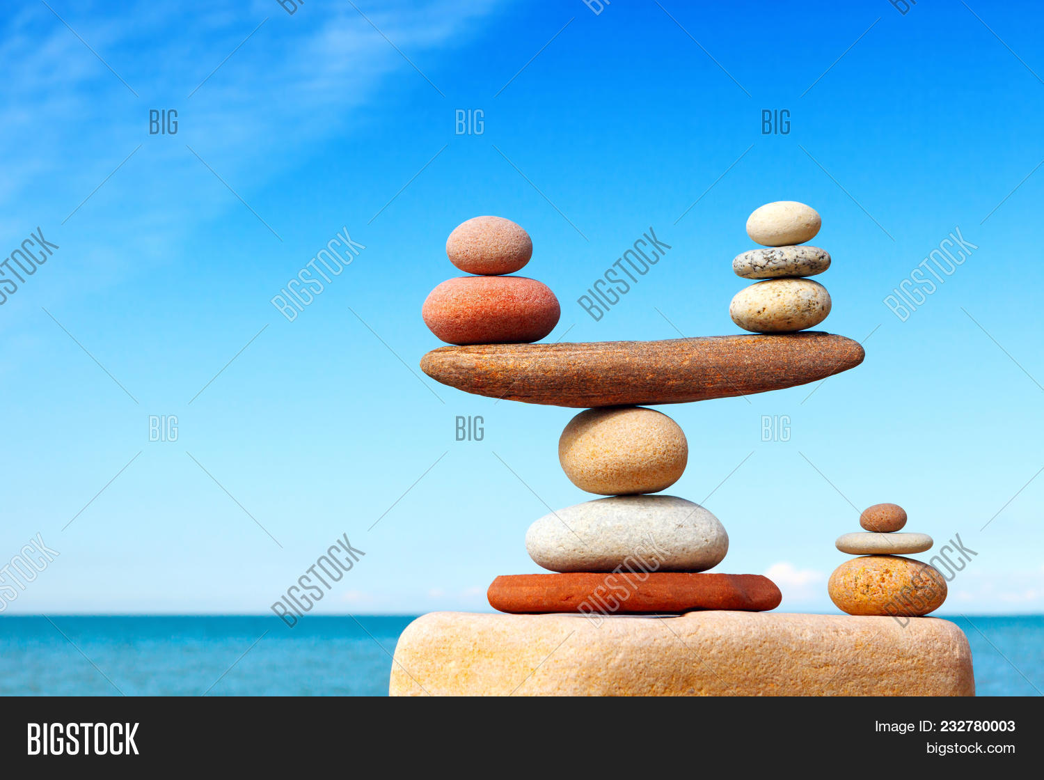 Symbolic Scales Stones Image & Photo (Free Trial) | Bigstock