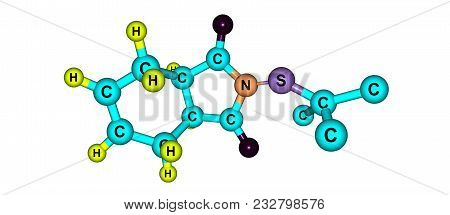 Captan Molecular Image & Photo (Free Trial) | Bigstock