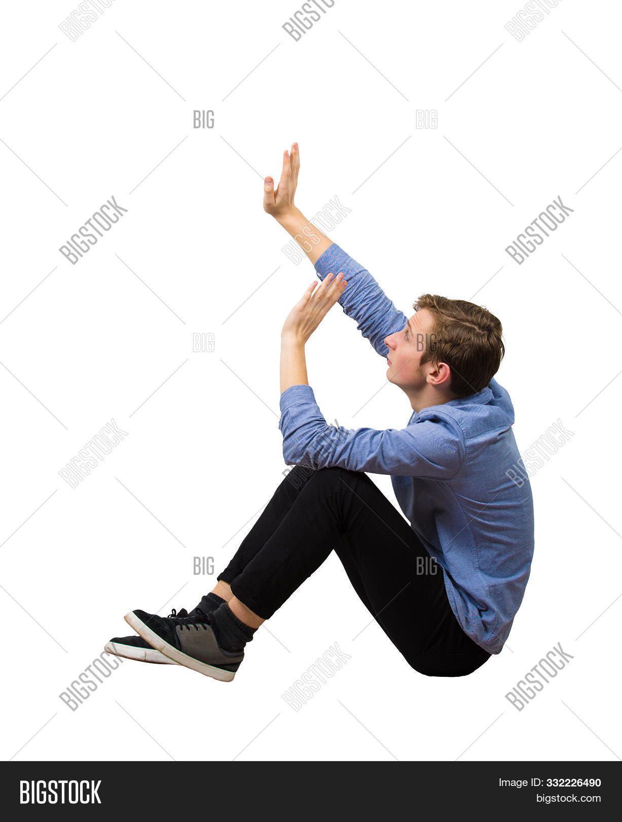 Side View Scared Boy Image & Photo (Free Trial) | Bigstock