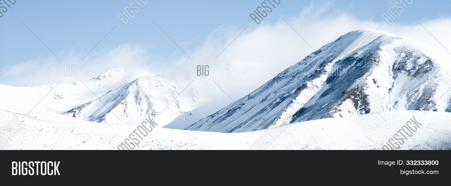 Snowy Mountain Peaks, Image & Photo (Free Trial) | Bigstock