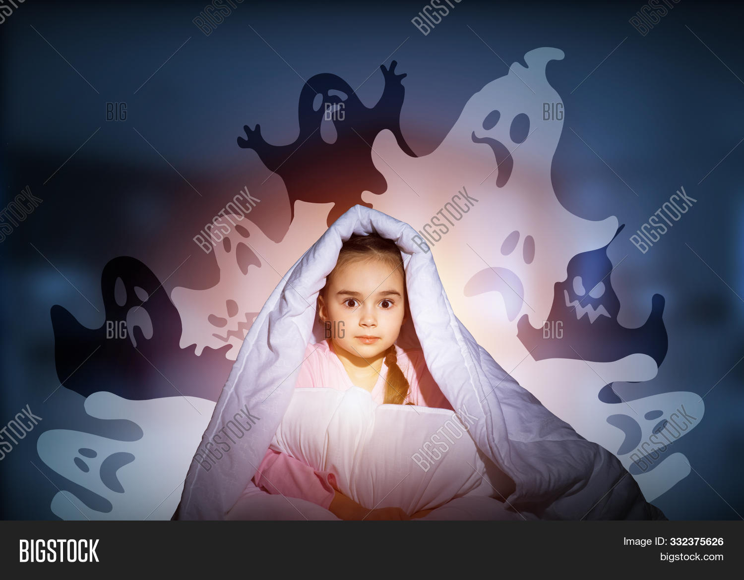 Scared Girl Hiding Image & Photo (Free Trial) | Bigstock