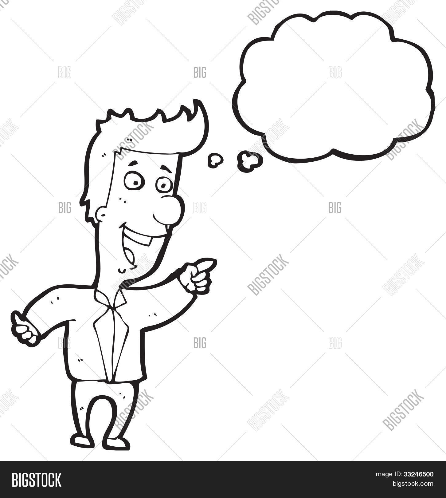 Cartoon Man Pointing Image & Photo (Free Trial) | Bigstock