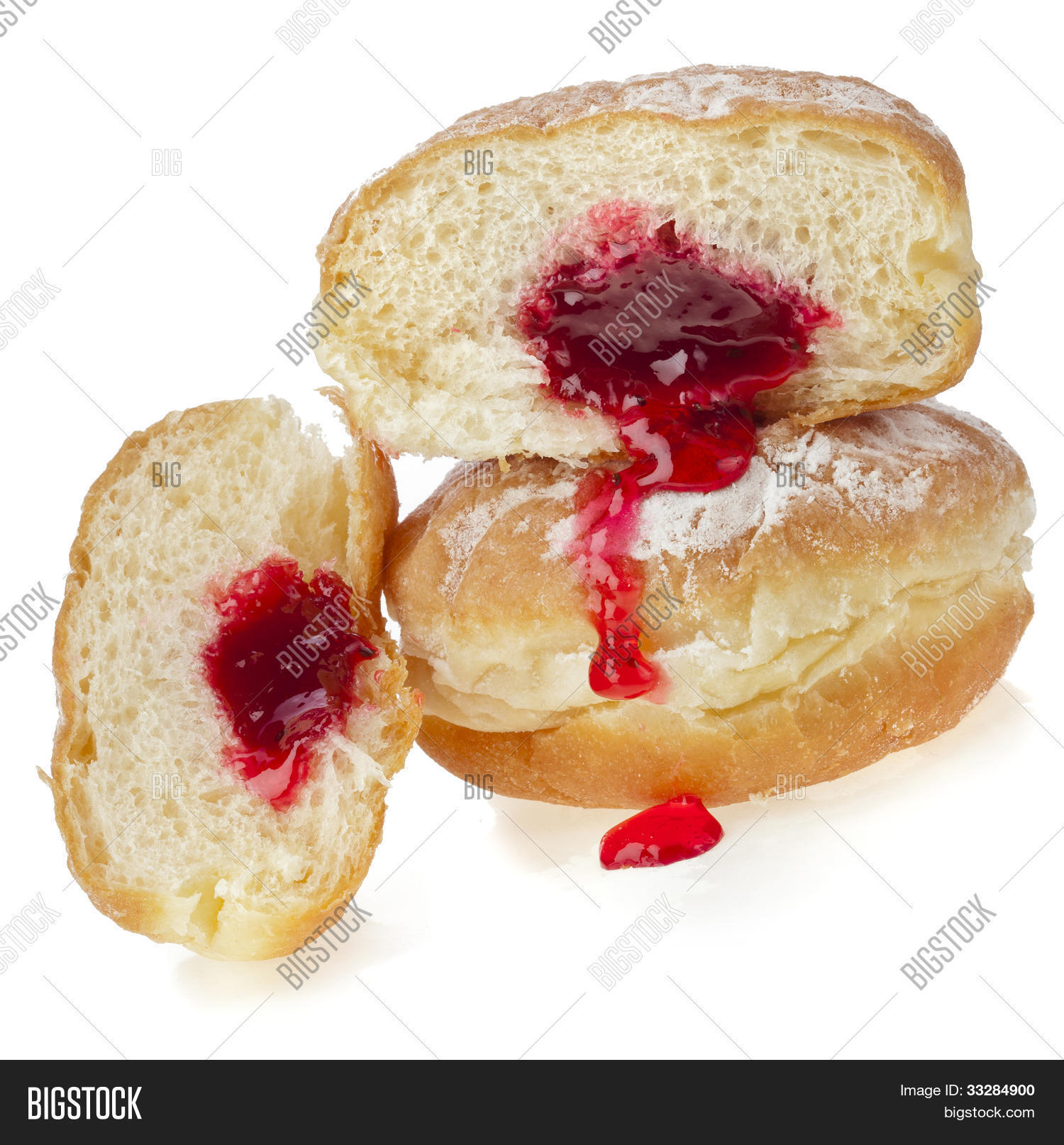 Donut Jam On White Image & Photo (Free Trial) | Bigstock
