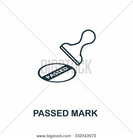 Passed Mark Icon Vector & Photo (Free Trial) | Bigstock