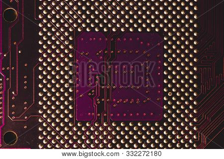 Processor Pins Macro. Image & Photo (Free Trial) | Bigstock