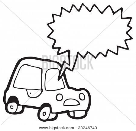 Cartoon Car Honking Image & Photo (Free Trial) | Bigstock