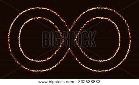 Infinity Symbol Glow Vector & Photo (Free Trial) | Bigstock