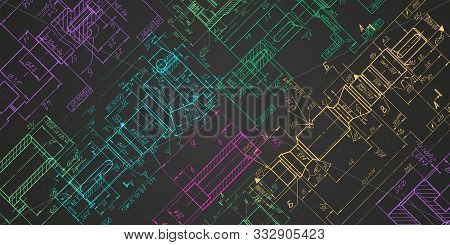 Technical Drawing On Vector & Photo (Free Trial) | Bigstock