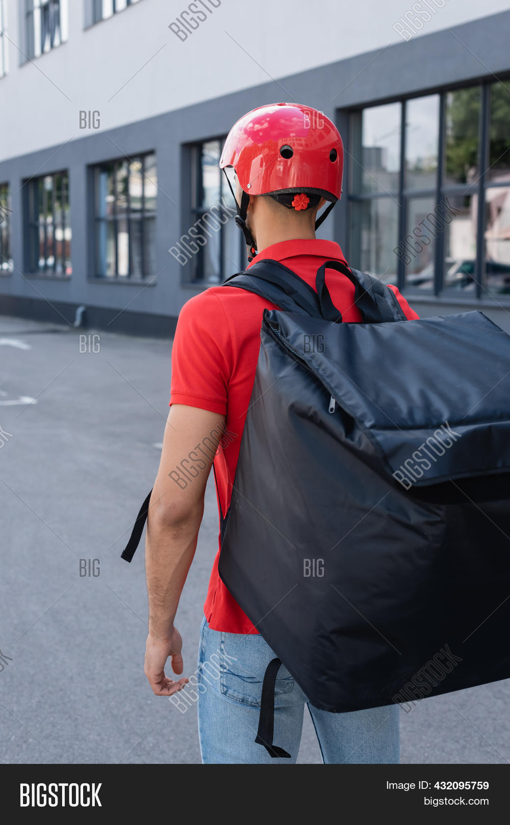 Back View Courier Image & Photo (Free Trial) | Bigstock