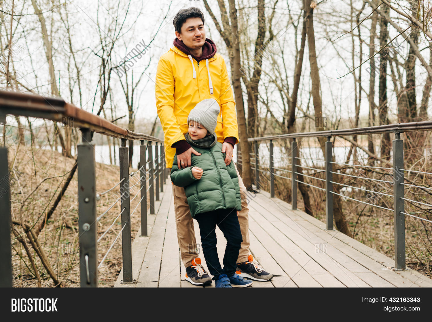 Father Yellow Raincoat Image & Photo (Free Trial) | Bigstock