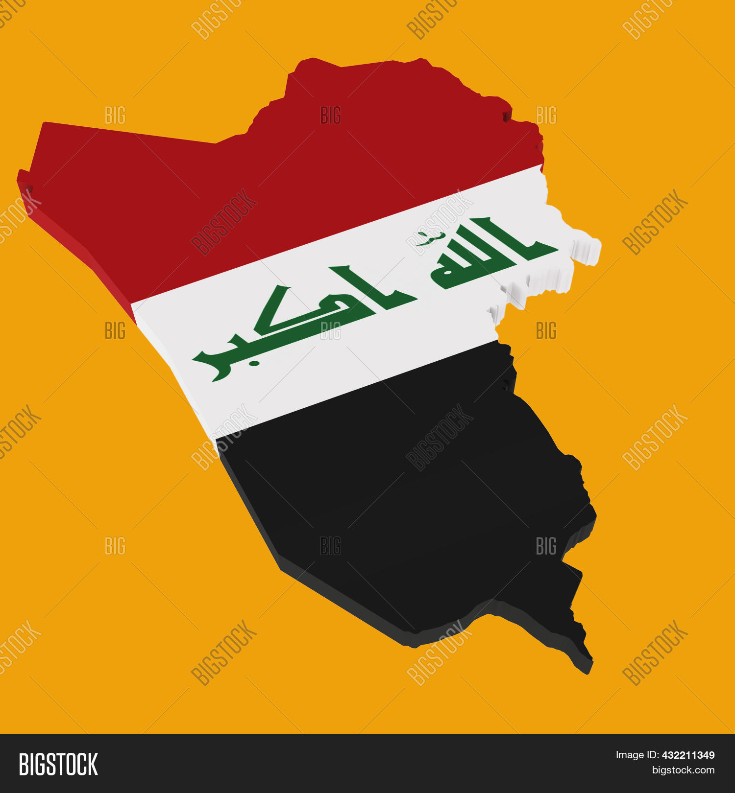 3d Model Map Iraq Image & Photo (Free Trial) | Bigstock