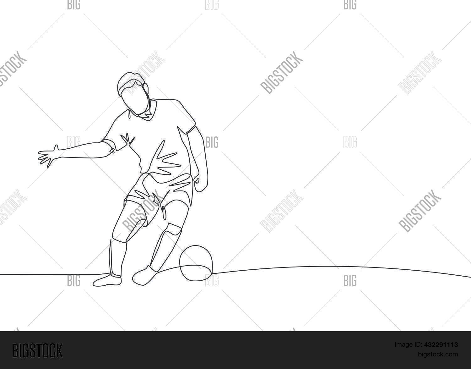 One Single Line Vector & Photo (Free Trial) | Bigstock