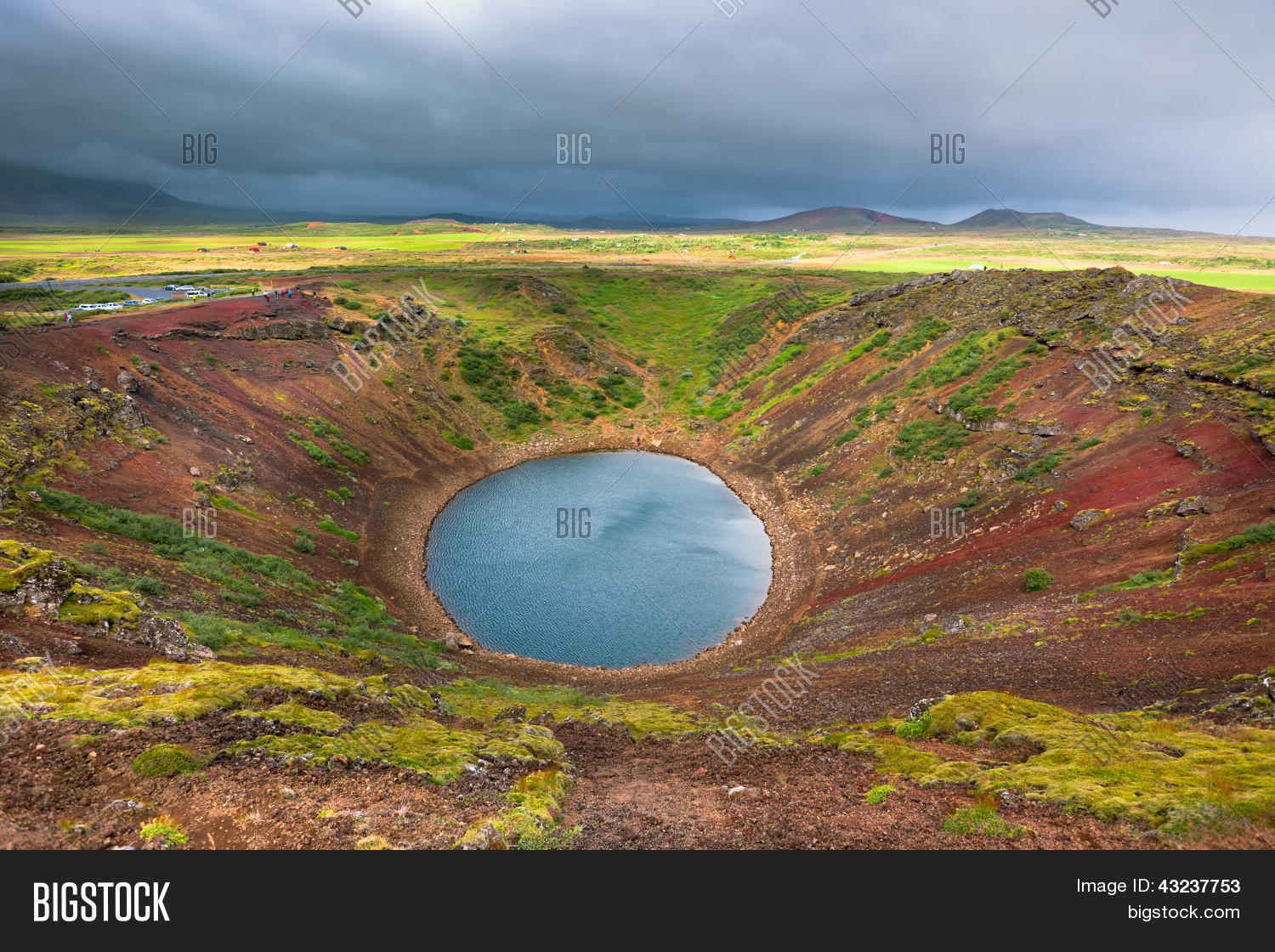 Kerith-Kerid Volcano Image & Photo (Free Trial) | Bigstock