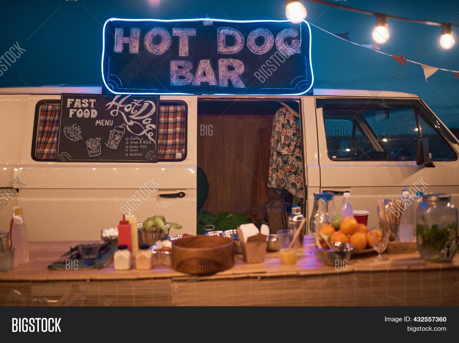 Image Outdoor Bar Van Image & Photo (Free Trial) | Bigstock