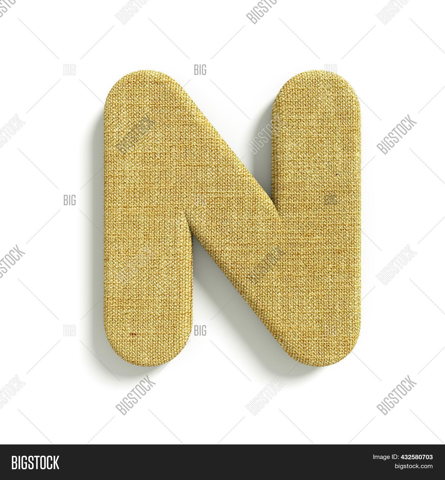 Hessian Letter N - Image & Photo (Free Trial) | Bigstock