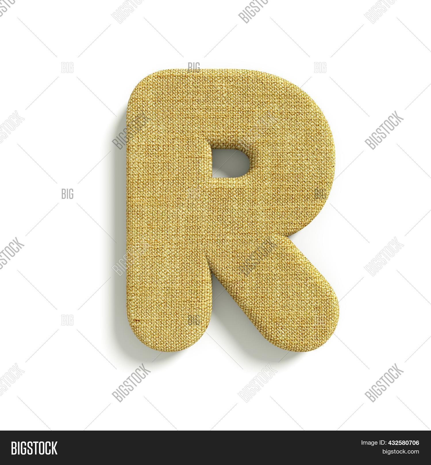 Hessian Letter R - Image & Photo (Free Trial) | Bigstock