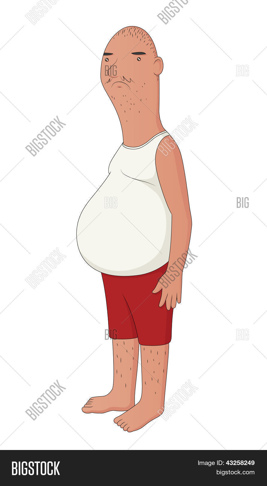 Unhealthy Man Vector & Photo (Free Trial) | Bigstock