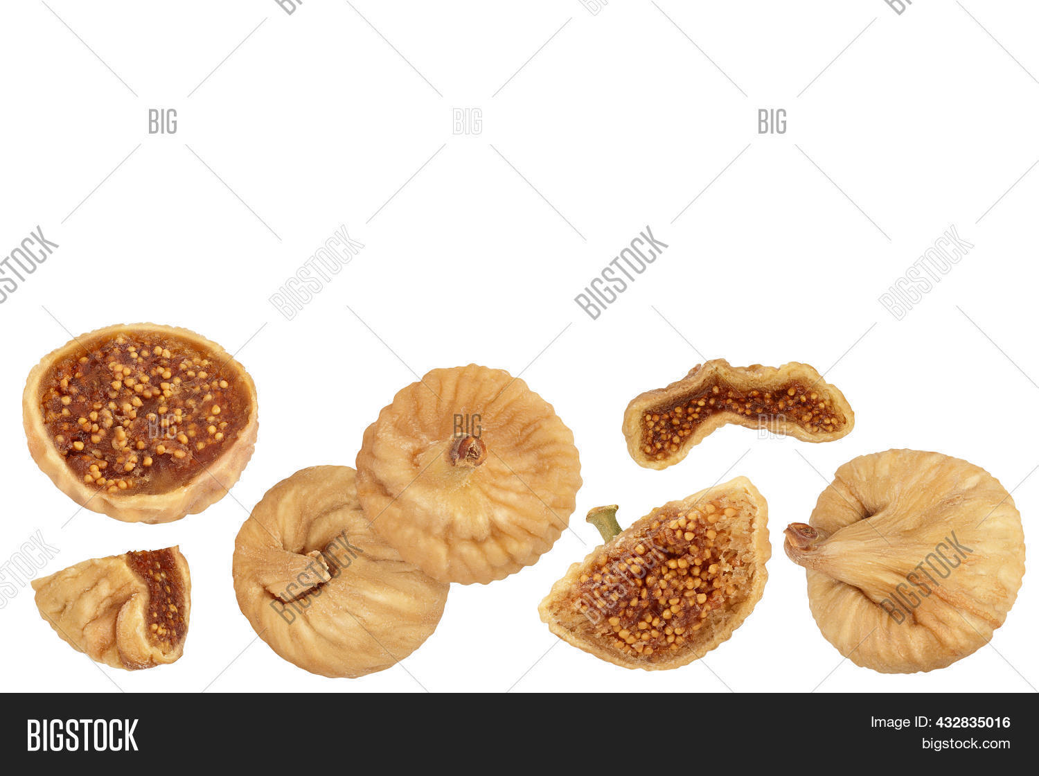 Dried Fig Isolated On Image & Photo (Free Trial) | Bigstock