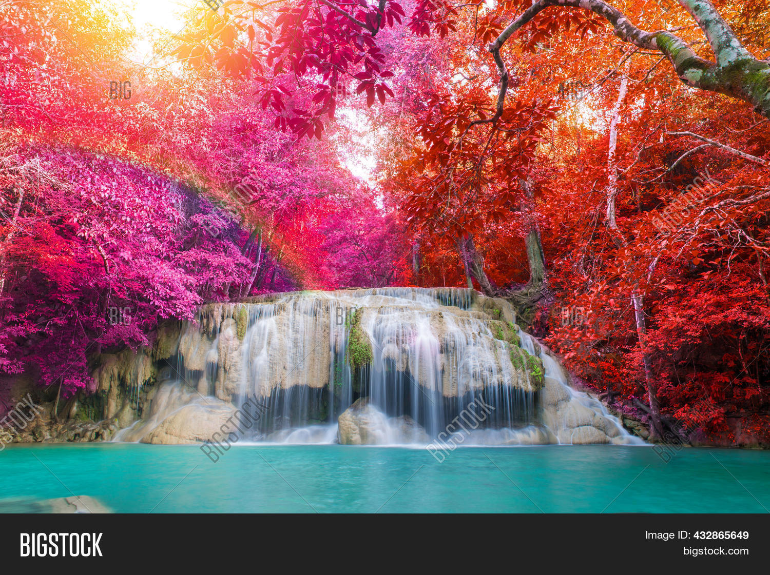 Wonder Waterfall Deep Image & Photo (Free Trial) | Bigstock