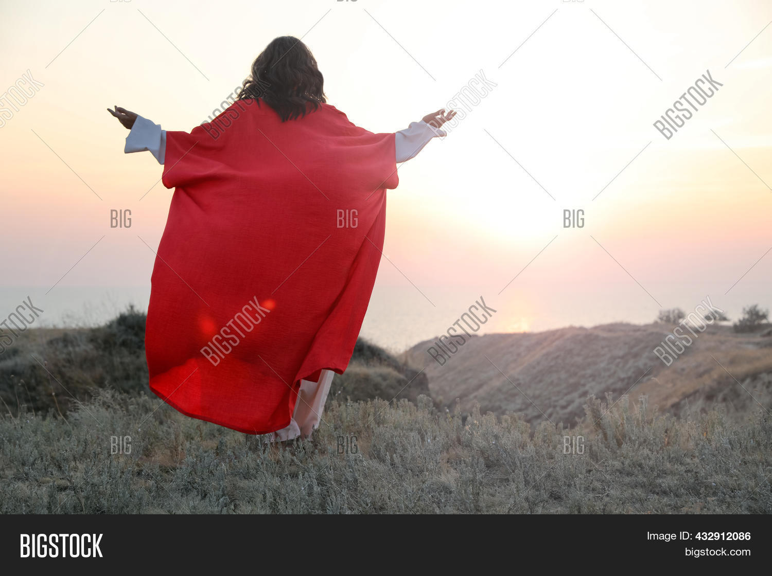Jesus Christ Raising Image & Photo (Free Trial) | Bigstock