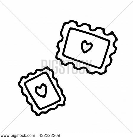 Doodle Postage Stamp Vector & Photo (Free Trial) | Bigstock