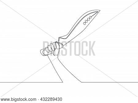 Single Continuous Vector & Photo (Free Trial) | Bigstock