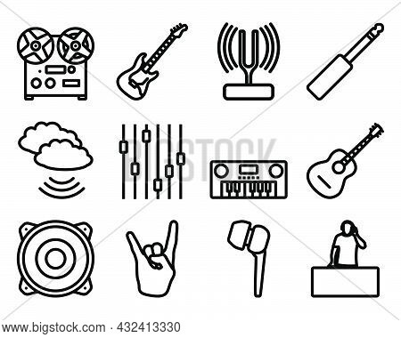 Music Icon Set. Bold Vector & Photo (Free Trial) | Bigstock