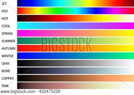 Set Color Gradient. Vector & Photo (Free Trial) | Bigstock