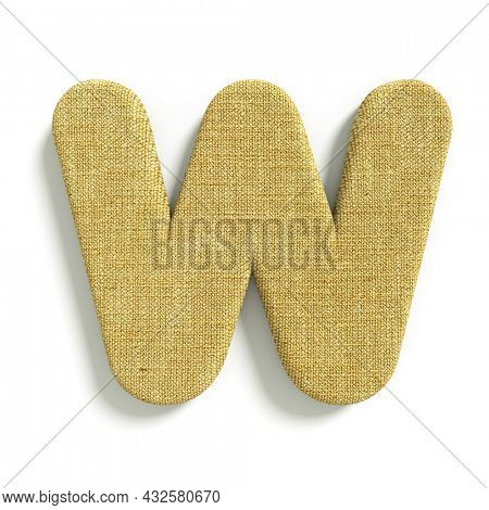 Hessian Letter W - Image & Photo (Free Trial) | Bigstock