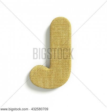 Hessian Letter J - Image & Photo (Free Trial) | Bigstock