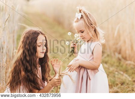 Two Little Girls Image & Photo (Free Trial) | Bigstock