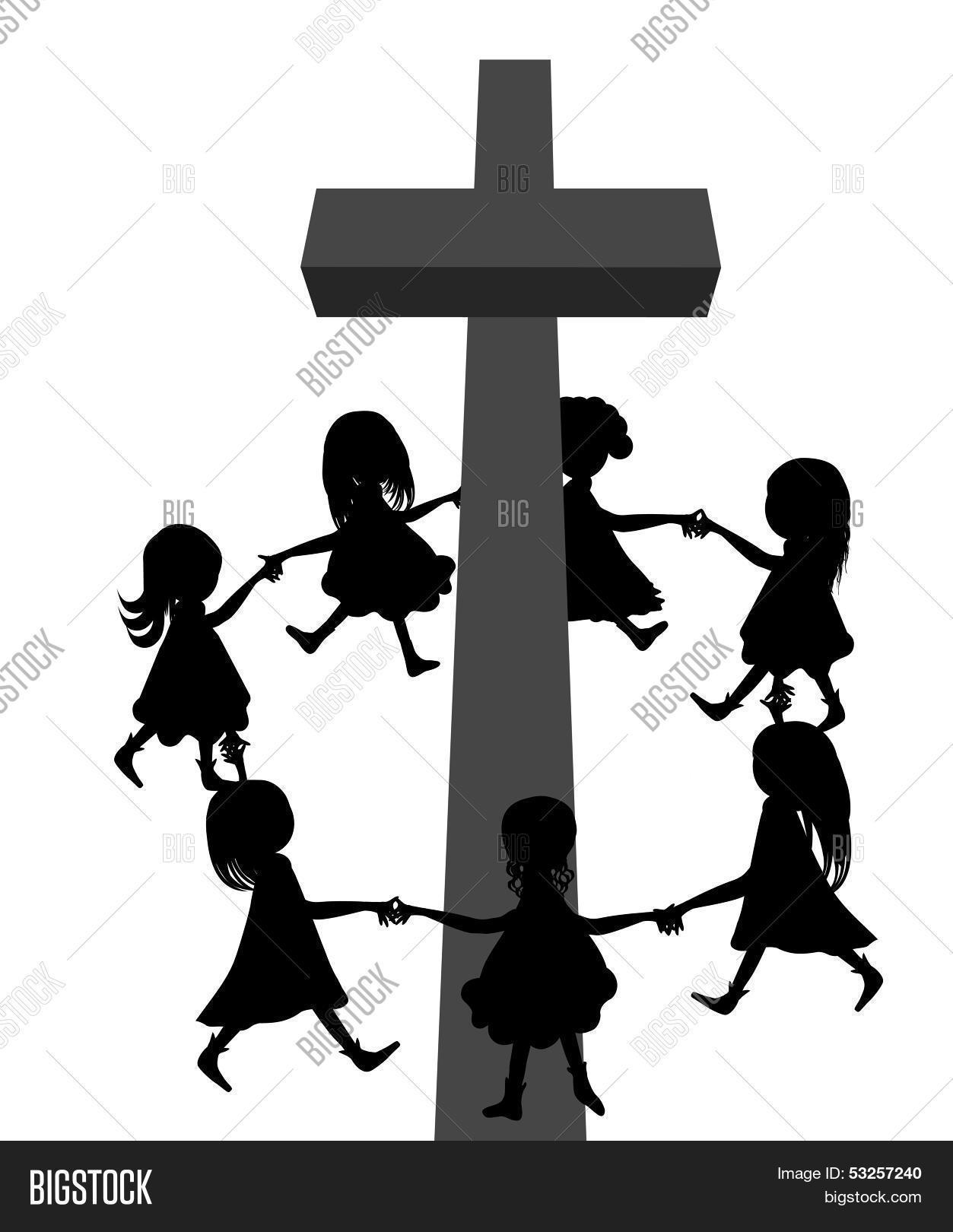 Circle Around Cross Vector & Photo (Free Trial) | Bigstock
