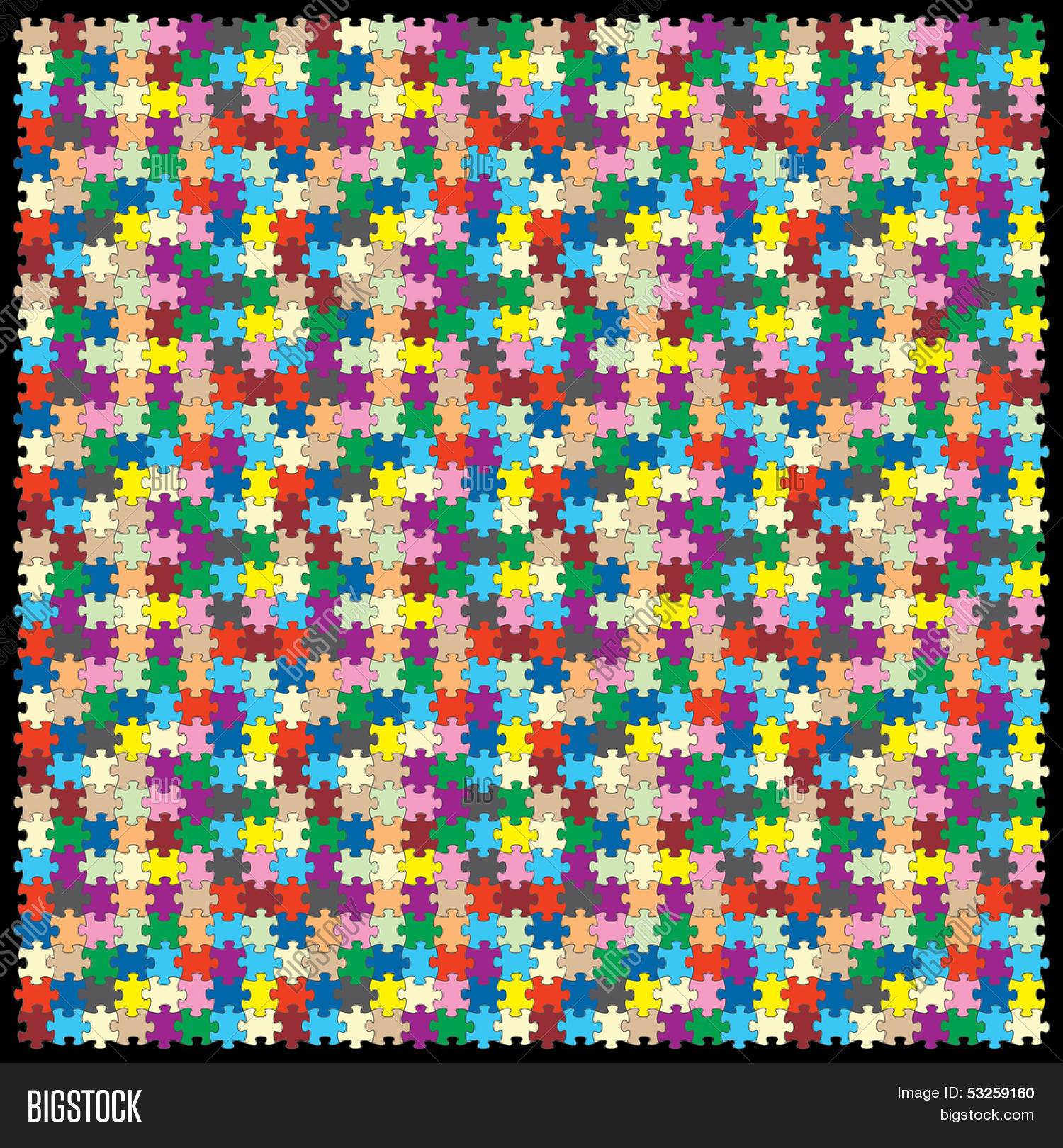 Vector Puzzle 1024 Vector & Photo (Free Trial) | Bigstock