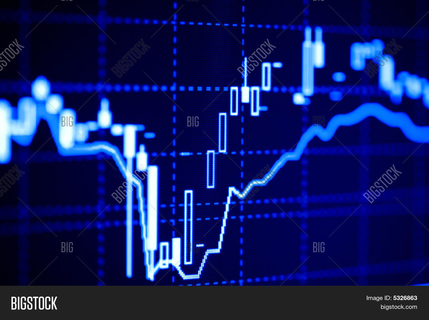 Stock Market Graphs Image & Photo (Free Trial) | Bigstock