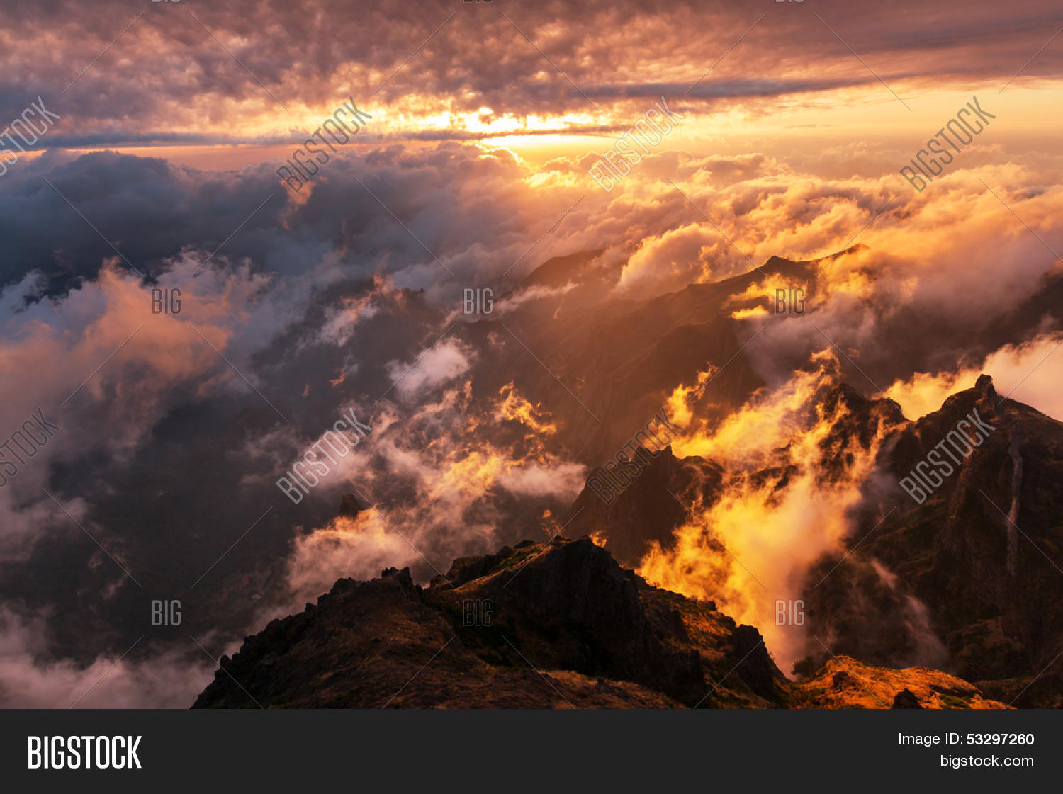 Pico Ruivo Pico Do Image & Photo (Free Trial) | Bigstock