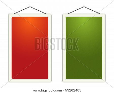 Two Blank Vertical Vector & Photo (Free Trial) | Bigstock