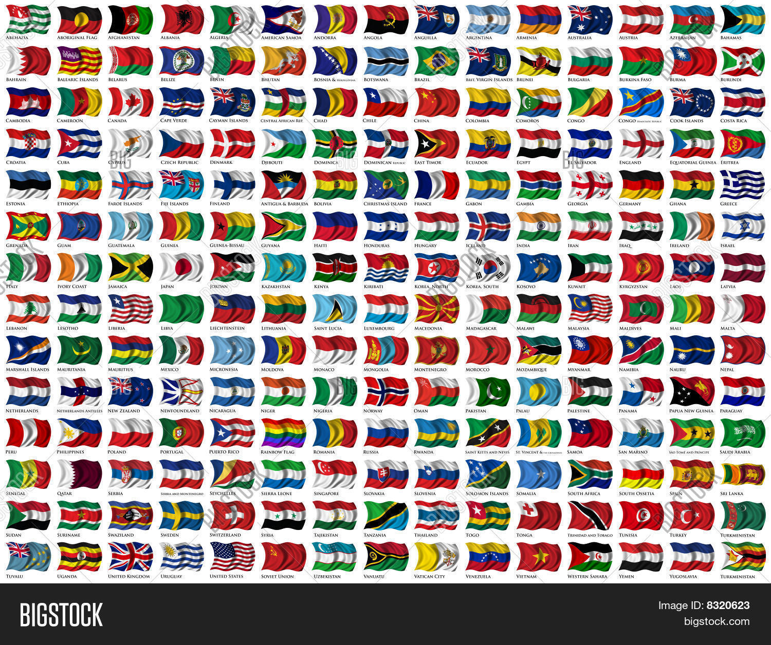 World Flags Set Image & Photo | Bigstock