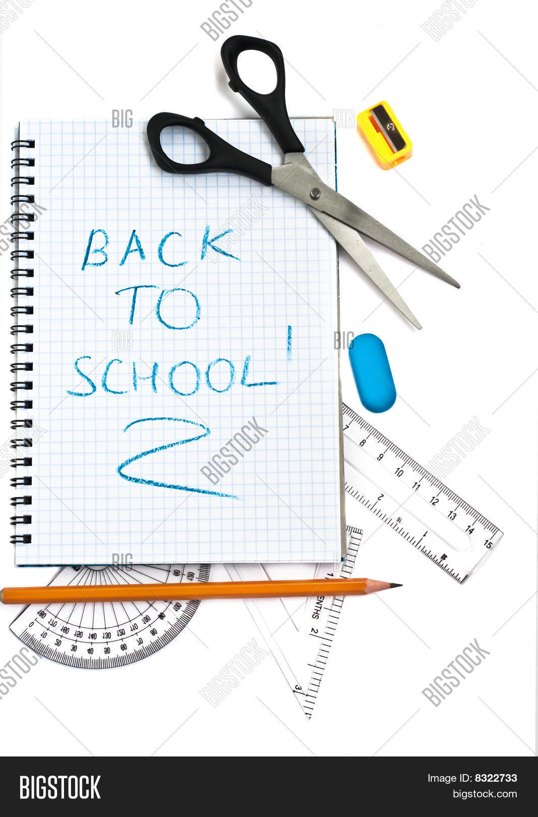 School Supply Set Image & Photo (Free Trial) | Bigstock