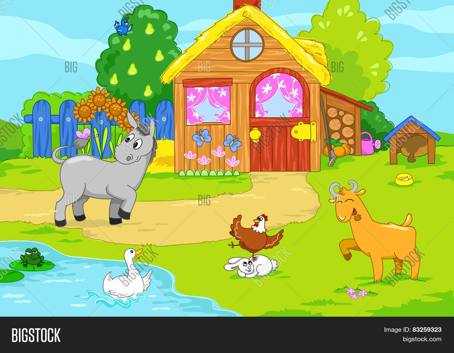 Cute Woody Farm Image & Photo (Free Trial) | Bigstock