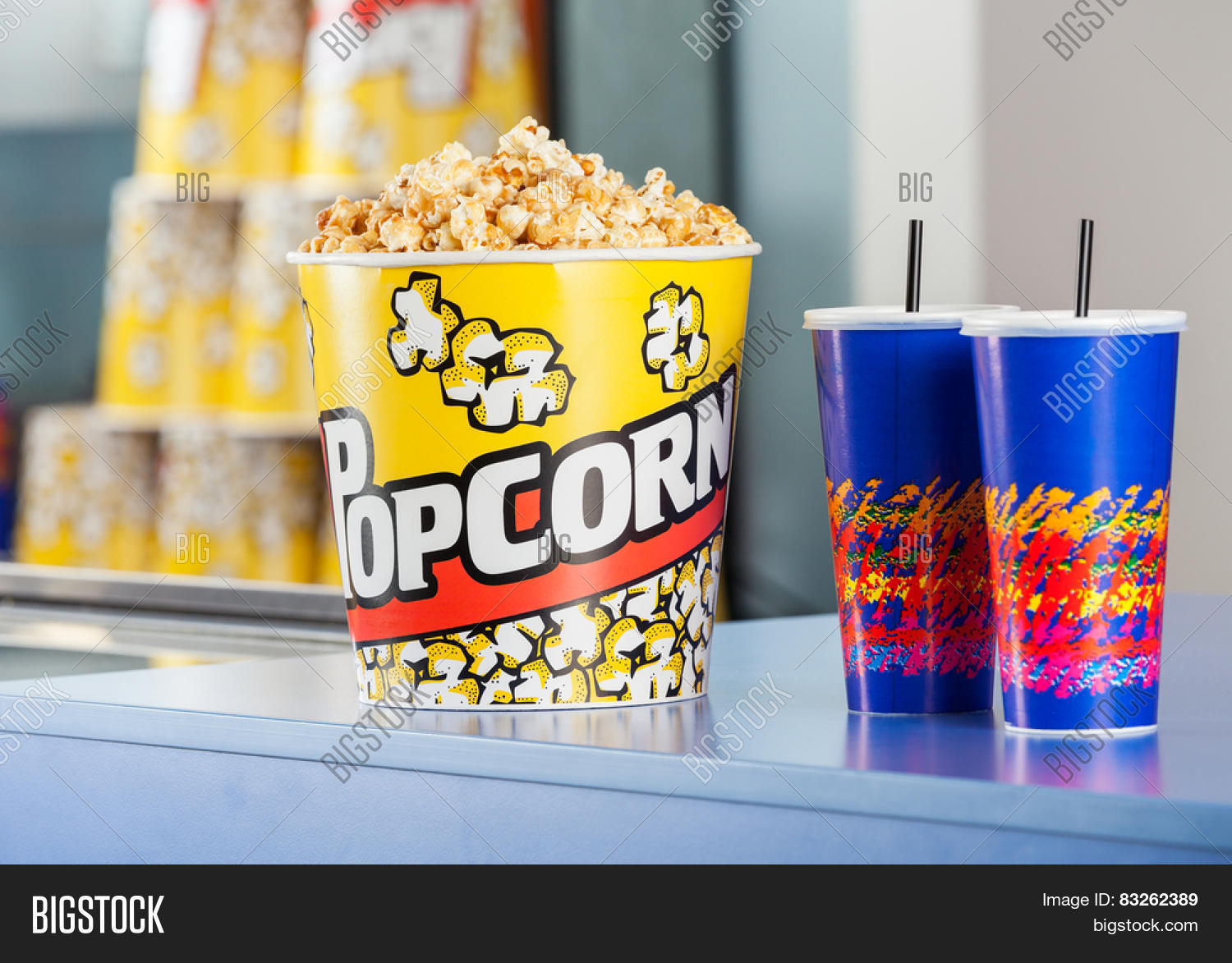 Popcorn Bucket Cold Image & Photo (Free Trial) | Bigstock