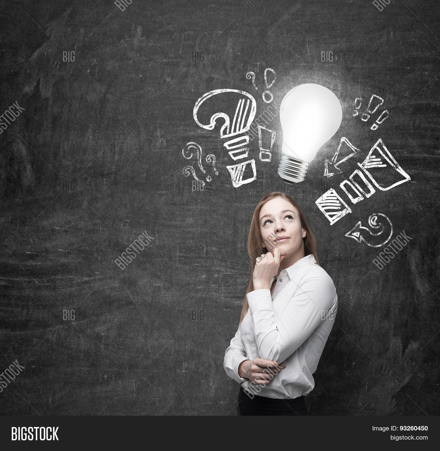 Young Woman Ponders Image & Photo (Free Trial) | Bigstock