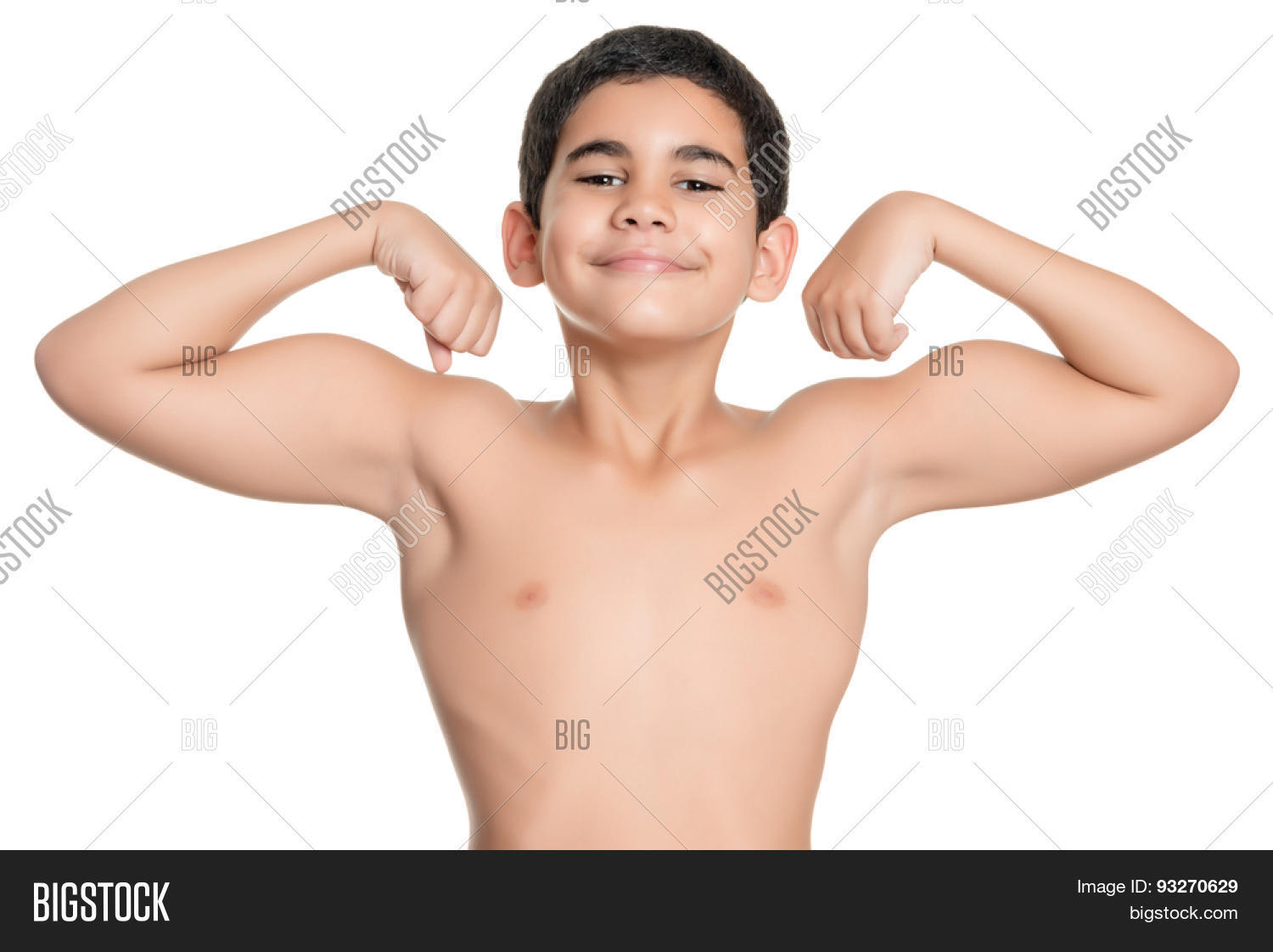 Shirtless Hispanic Boy Image & Photo (Free Trial) | Bigstock